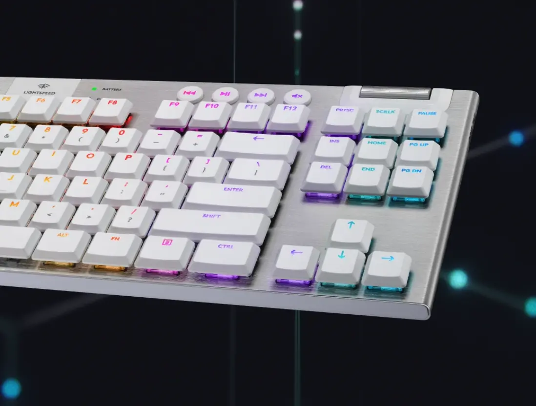 Logitech G915 TKL Wireless Gaming Keyboard White 920-009664