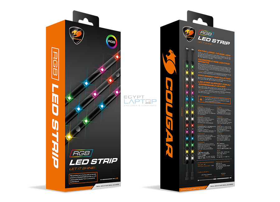 COUGAR LIGHT BAR RGB LED STRIP, egypt laptop,